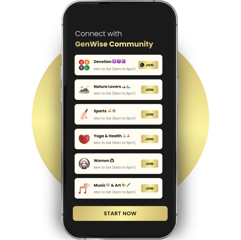 GenWise - India's largest online club for elders